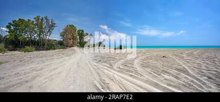 Fiumefreddo (Ct), lItaly,the beach of the Fiumefreddo Oriented Nature ...