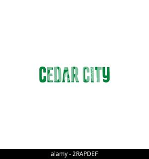 Cedar logo or wordmark design Stock Vector Image & Art - Alamy