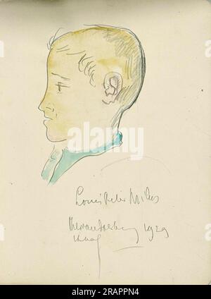 Theo van Doesburg - Portrait Louis Peter Milius Stock Photo - Alamy