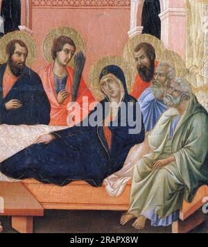 The apostles of Maria (Fragment) 1311 by Duccio Stock Photo - Alamy