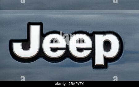 HUDSON, WI, USA - APRIL 23, 2023: Dodge 2500 Heavy Duty close-up and ...