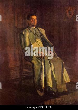 The portrait of Monsignor Diomede Falconia by Thomas Eakins, painted in ...