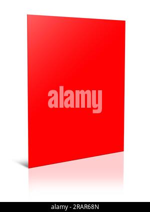 Red Reports blank template for presentation layouts and design. 3D ...