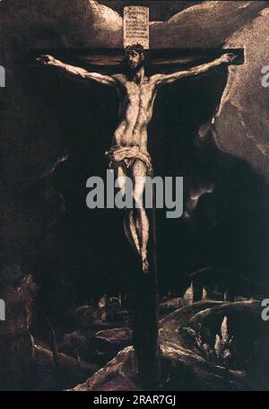 El Greco - Christ with the Cross (1587 96 Stock Photo - Alamy