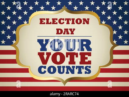 United states of America Election day, Vector illustration Stock Vector ...