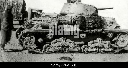 Italian Army, Fiat-Ansaldo M13/40 tank of World War II Stock Photo - Alamy