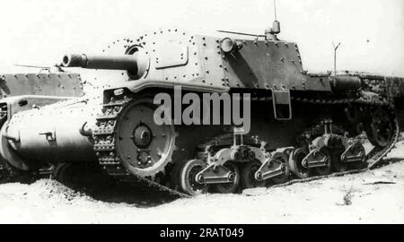 Italian Army, self-propelled anti-tank gun Fiat-Ansaldo 75/18 of World ...