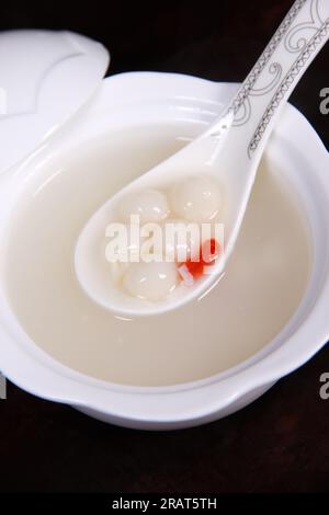 Boiled Glutinous Rice Balls in Fermented Glutinous Rice Stock Photo - Alamy