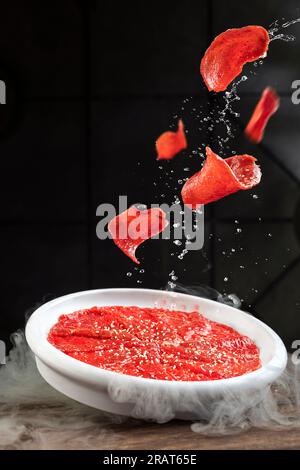 beef roll for hot pot,yakiniku, sukiyaki and shabu used Stock Photo - Alamy