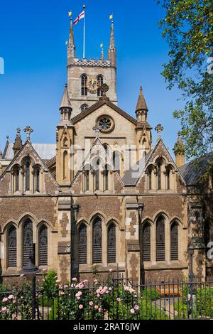 Southwark Cathedral or priory church of St Mary Overie at the oldest ...