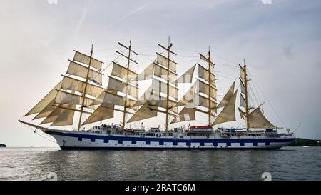 The Royal Clipper Tall-Ship under sail Stock Photo - Alamy