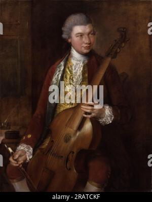 Portrait of Carl Friedrich Abel by Thomas Gainsborough, circa 1765 ...