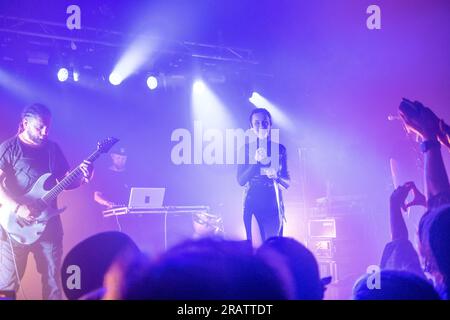 Singer Katerina Pavlenko performs with the band "Go A" (Ukraine) at The ...