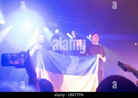 Singer Katerina Pavlenko performs with the band "Go A" (Ukraine) at The ...