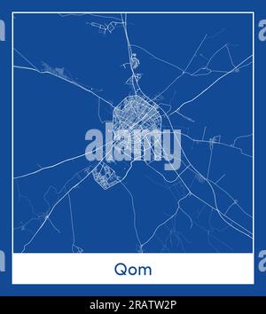 City Map Qom Iran Asia vector illustration Stock Vector Image & Art - Alamy