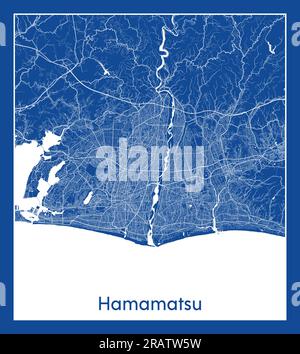 City Map Asia Japan Hamamatsu vector illustration Stock Vector Image ...