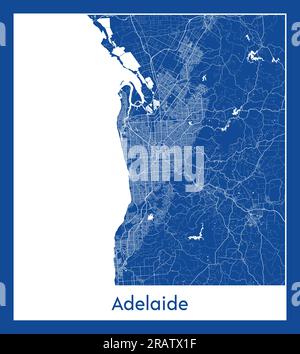 City Map Australia Adelaide vector illustration Stock Vector Image ...