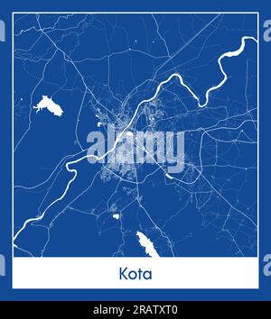 City Map Asia India Kota vector illustration Stock Vector Image & Art ...