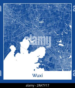 City Map Asia China Wuxi vector illustration Stock Vector Image & Art ...