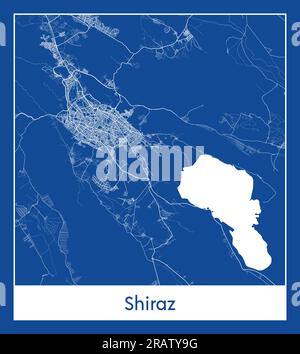 City Map Shiraz Iran Asia vector illustration Stock Vector Image & Art ...