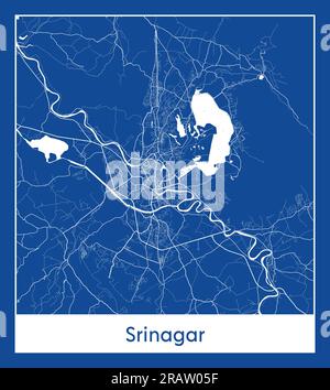 City Map Asia India Srinagar vector illustration Stock Vector Image & Art - Alamy