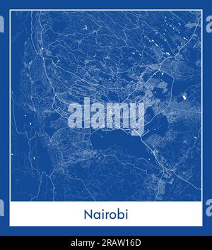 City Map Africa Kenya Nairobi vector illustration Stock Vector Image & Art - Alamy