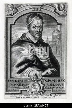 1644 , ROMA , ITALY : The Pope INNOCENZO X ( INNOCENTIUS Pamphili ...
