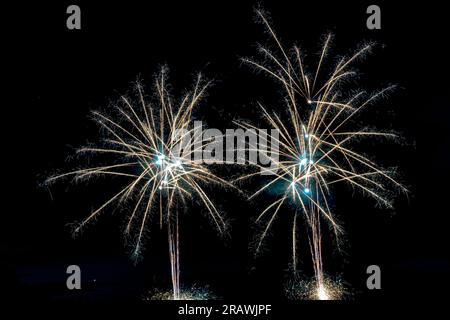 Fireworks flew over the 7th Army Training Command’s Tower Barracks ...