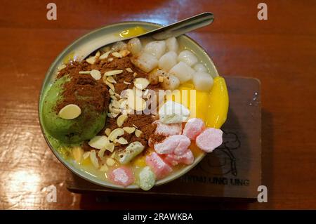 Mix Ice Dessert at Bandung Cafe, Indonesia Stock Photo - Alamy