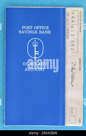 This Post Office Savings Book, account opened in 1943 Stock Photo - Alamy