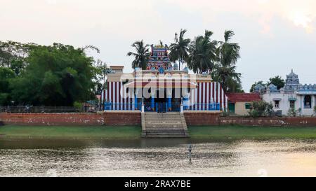 View of Chettinad Palace of Kanadukathan, Pudukottai, Tamilnadu, India ...