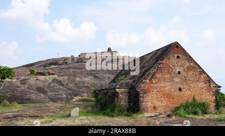 Ruins of Fortress of Dindigul Fort, Tamilnadu, India Stock Photo - Alamy