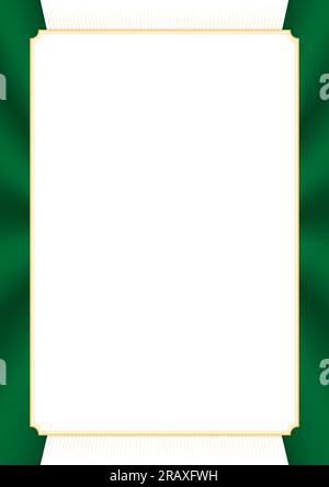 Vertical frame and border with Saudi Arabia flag, template elements for ...