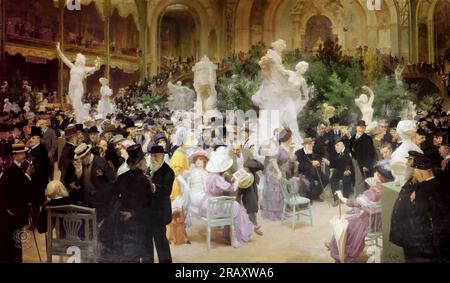Friday at the French Artists' Salon by Jules-Alexandre Grun (1868 ...