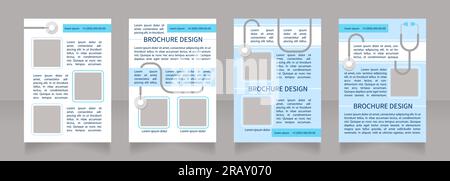 Cholesterol test brochure template layout. Flyer, booklet, leaflet ...