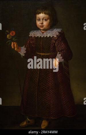 boy holding a cane and the attribute of Saint Joseph, Jacopo di Empoli ...