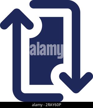 Repeat black glyph ui icon Stock Vector Image & Art - Alamy