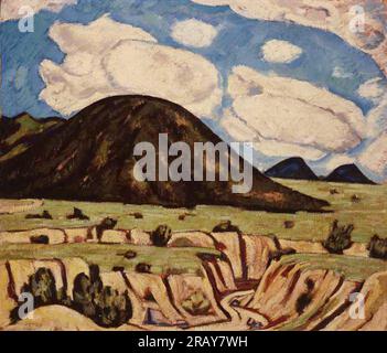 Landscape, New Mexico 1920 by Marsden Hartley Stock Photo - Alamy