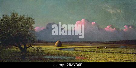 Martin Johnson Heade, Sunlight and Shadow: The Newbury Marshes, Circa ...