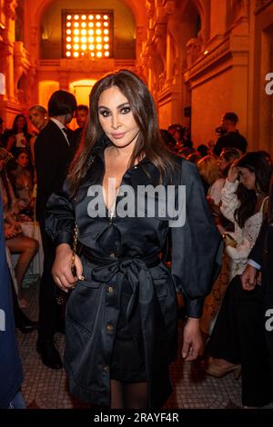 Lebanese singer Elissa attends Elie Saab Haute couture Fall/Winter 2023 ...