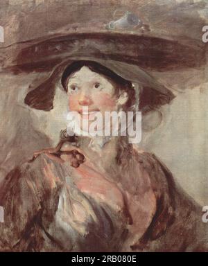 The Shrimp Girl by William Hogarth Stock Photo - Alamy
