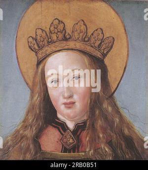 Female Saint 1515 by Hans Holbein (the Younger) 1497-1543, German ...