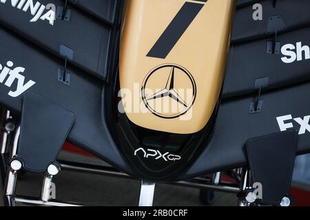Front wing of the modified F2 car prepared by Mercedes Applied Science ...