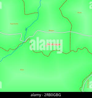 map of nepal Stock Photo - Alamy