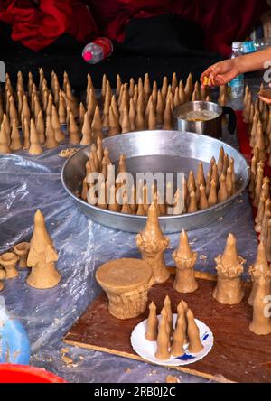 Lamas making choepas in Thiksey monastery, Ladakh, Thiksey, India Stock ...