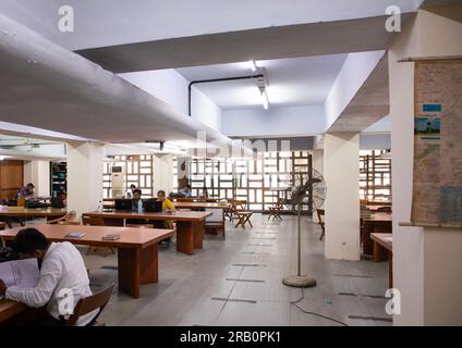 Panjab University in Sector-14 library by Le Corbusier, Punjab State ...