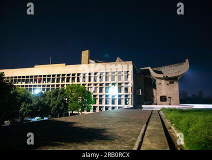 The Legislative Assembly building by Le Corbusier, Punjab State ...