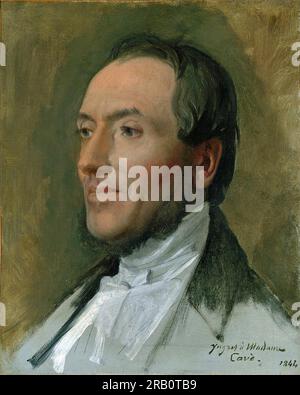 Edmond Cave (1844) by Jean-Auguste-Dominique Ingres Stock Photo - Alamy