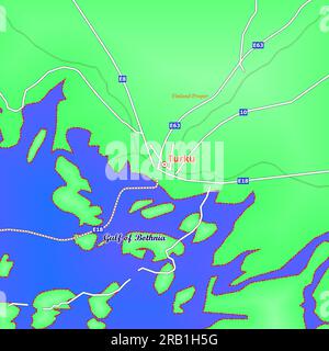 Turku Map, Turku Poster, Turku Plan, Turku Poster, Turku Maps, Turku ...