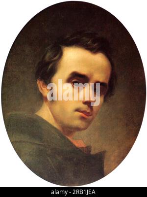 Taras Shevchenko, Ukrainian poet and writer, statue by Leo Mol, in ...